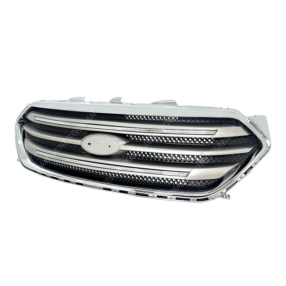 Chrome Grille For 2013-2019 Ford Taurus Front Bumper Upper Grill Mesh ...