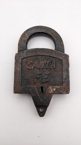 SANTA FE RAILROAD KEEN KUTTER STYLE GENERAL RAILROAD LOCK | eBay