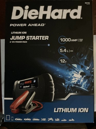 DieHard 1000 Amp Portable Jump Starter + 12V Power Pack Brand New | eBay