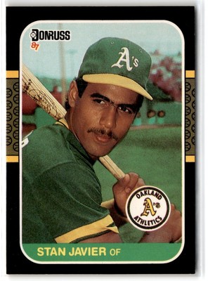 1987 Donruss Stan Javier #590 Oakland Athletics | eBay