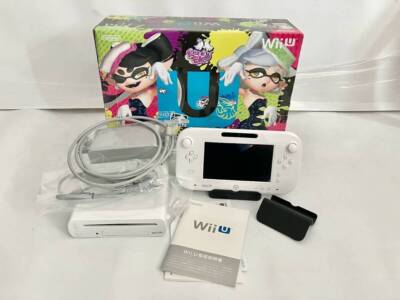 Nintendo Wii U Splatoon Set Set 32GB White Console Aori/Hotaru is not ...