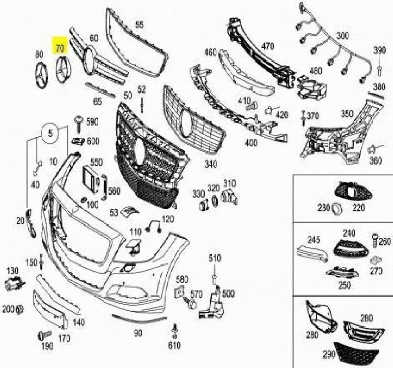 NEW GENUINE MERCEDES BENZ MB CLS SLK W218 R172 GRILL STAR BADGE BASE ...