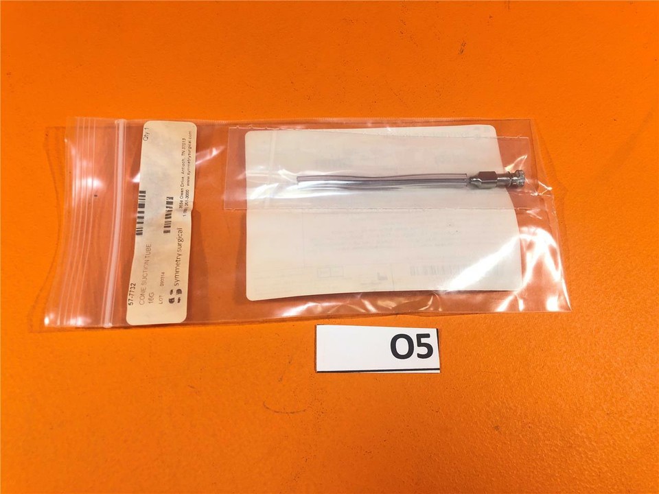 Symmetry Surgical 57-7732 Cone Ventricular Needle Suction Tube 16 Gauge ...