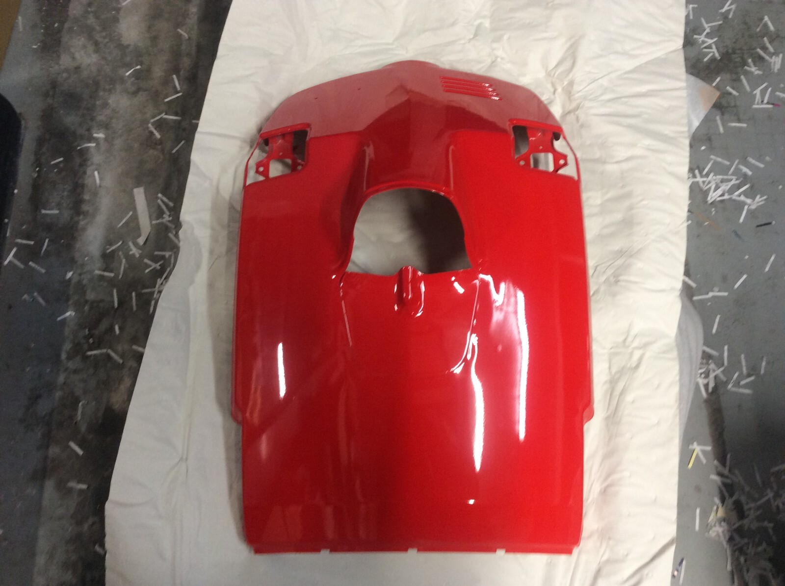 GENUINE YAMAHA PARTS CHAPPY RED LEG SHIELD NO 1 CV80 RIVA 1982 17L ...