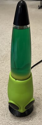13 inch Alien Head Wax Motion Lava Lamp - Alien Decor - Great Gift or ...