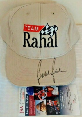 BOBBY RAHAL Autographed Signed JSA Hat Cap NASCAR Indy Racing Logo Team ...