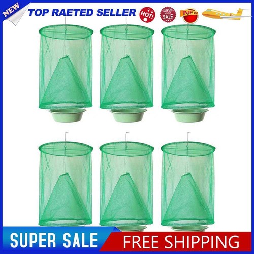 Fly Trap Cage Practical Hanging Flies Catcher Cage for Courtyard Garden ...