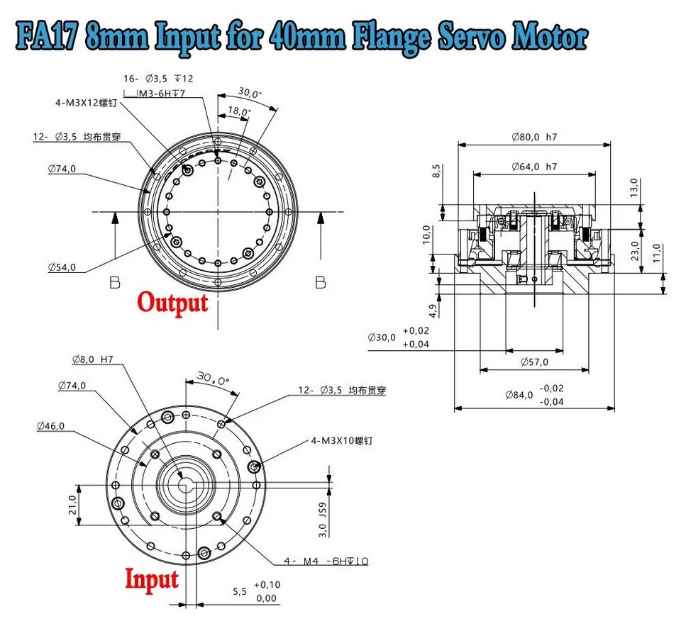 Micro Harmonic Drive Strain Wave Gear Robot Arm Precision Harmonic ...