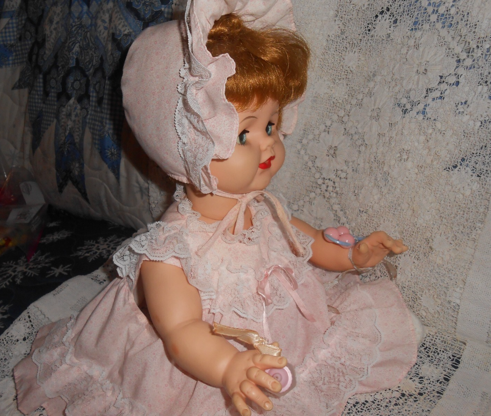 Rare HTF BEAUTIFUL Vintage 1960 Effanbee MY PRECIOUS BABY DOLL 20" | eBay