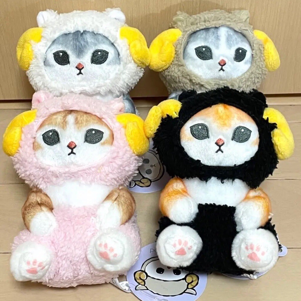 Mofusand Sheep Nyan Cat Hitsujinyan Plush Doll Stuffed Toy 4 Types Set ...