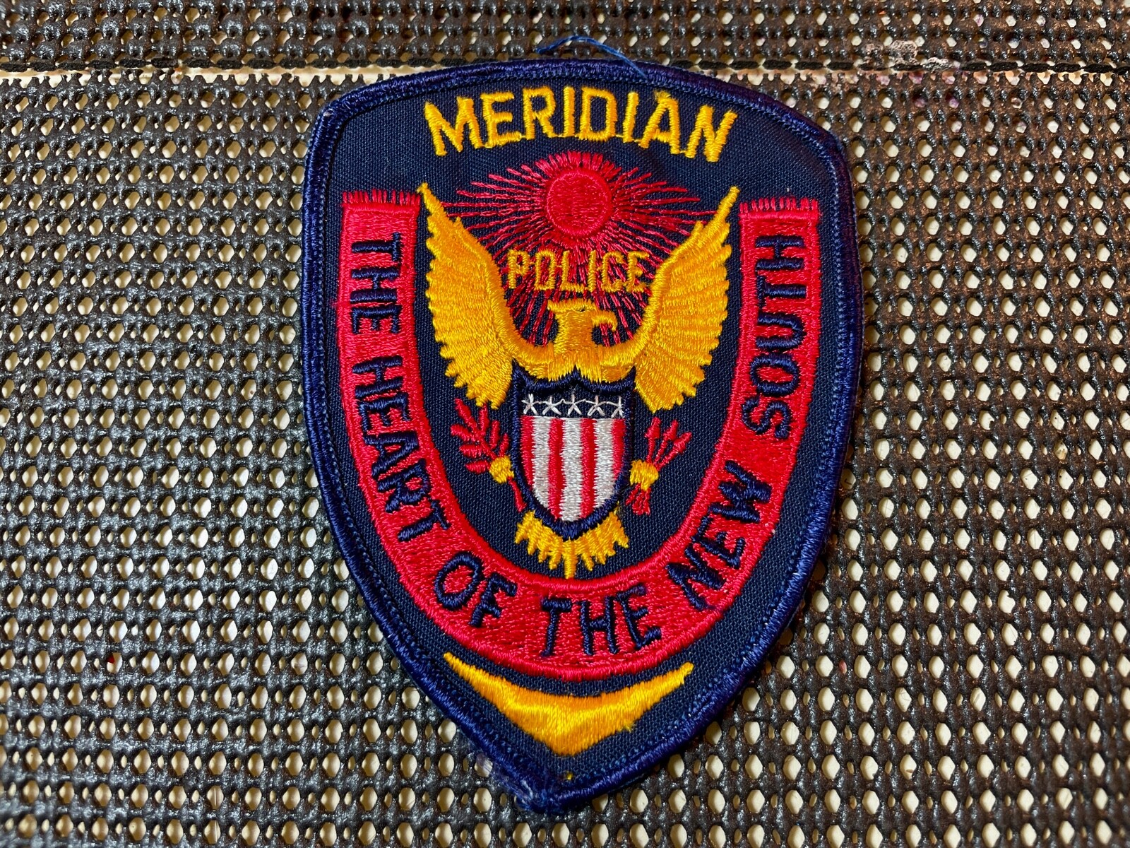MERIDIAN, MS. POLICE PATCH,"'THE HEART OF. THE NEW SOUTH" | eBay