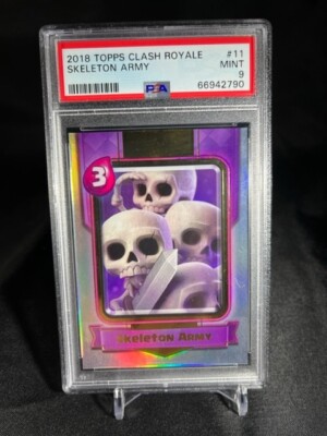 2018 Topps Clash Royale EPIC Card Skeleton Army Skarmy PSA 9 3rd ever ...