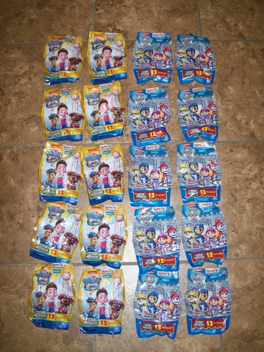 Lot of 20 Paw Patrol The Movie Micro Movers Series 3 Blind Mystery Bag ...