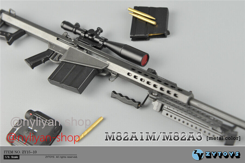 1/6 M82A1 Gun Rifle Weapon Model Fit 12" Male Action Figure Body ...