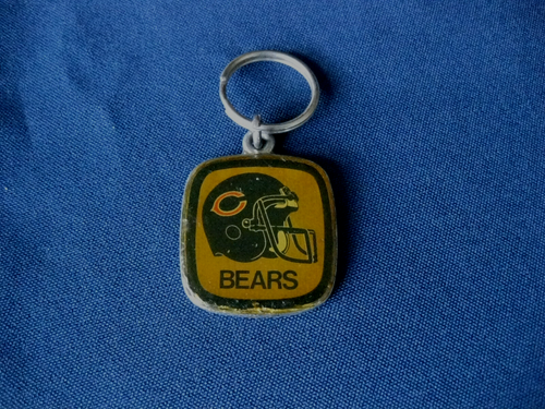 Vintage WinCraft Keychain CHICAGO BEARS Key Fob Ring NFL Football Old ...