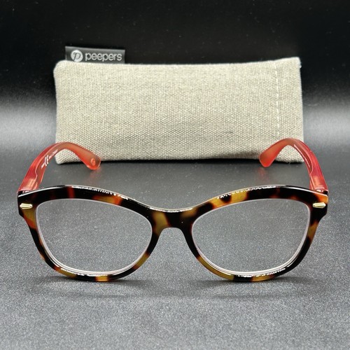 Peepers Monterey Bay +1.00 Blue-Light Reading Glasses Tort Coral Flex ...