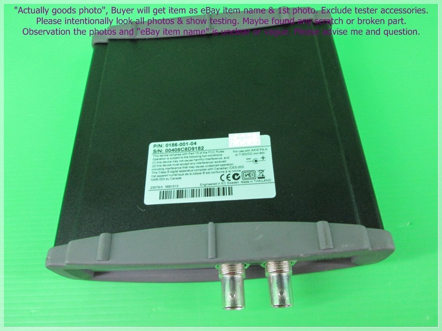 AXIS 241S, Video Server without all accessories as photo, sn:9182,Old ...