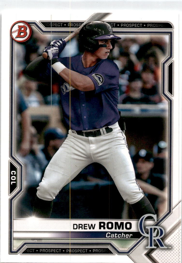 2021 Bowman Drew Romo #BP-126 Prospects | eBay
