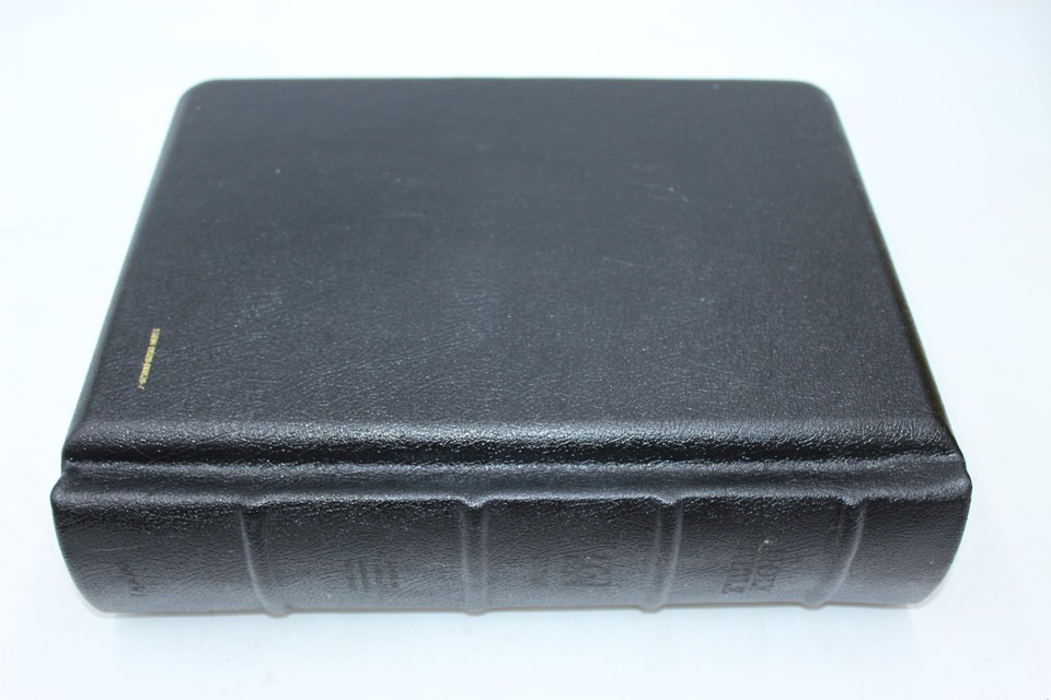 NEW Pulpit Bible World Publishing NRSV Deluxe BLACK Leather Binding ...