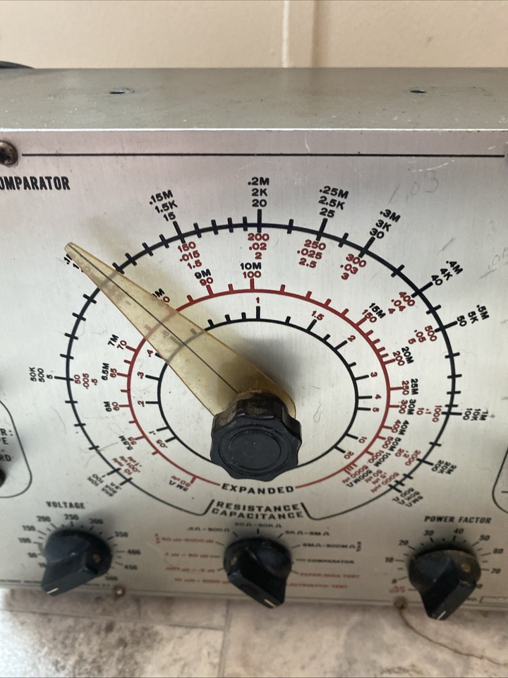 VINTAGE EICO Resistance Capacitance Comparator Bridge Model 950B | eBay