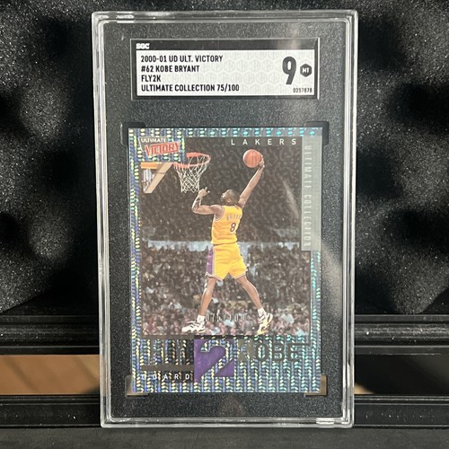 2000-01 UD Ultimate Victory Ultimate Collection 75/100 Kobe Bryant Fly2K SGC 9 | eBay