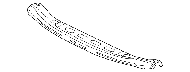 VW Volkswagen OEM Golf-cowl Grille Panel Windshield Wiper Cover-vent ...