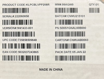 Intel KLPCBLVPP208R Nvme Drive Led Cable Right-hsbp NEW BROWN BOX | eBay