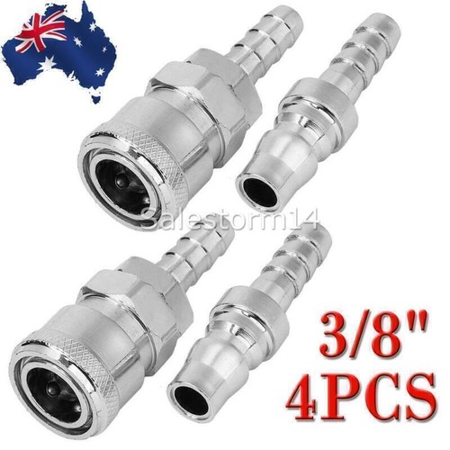 4PACK Air Hose Fittings Nitto Type Male Female Barb Coupler Compressor ...