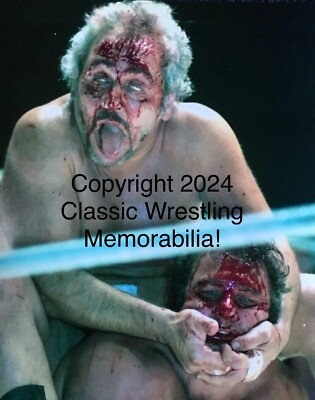 “THE SHEIK vs MARK LEWIN - Bloody!” - 5” x 7” COLOR - Borderless Photo ...