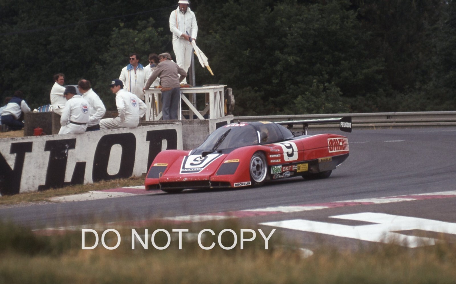 WM P83 SECATEVA PEUGEOT LE MANS 24 1983 35MM PHOTO SLIDE PIGNARD THEYS ...