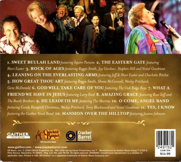 Bill Gaither - Bill Gaither's 12 All-Time Favorite Homecoming Hymns (CD ...