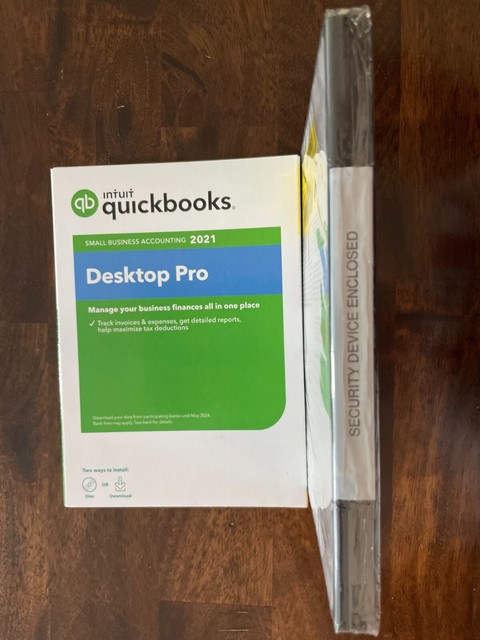 Intuit QuickBooks Desktop Pro 2021 Accounting Software for Small ...
