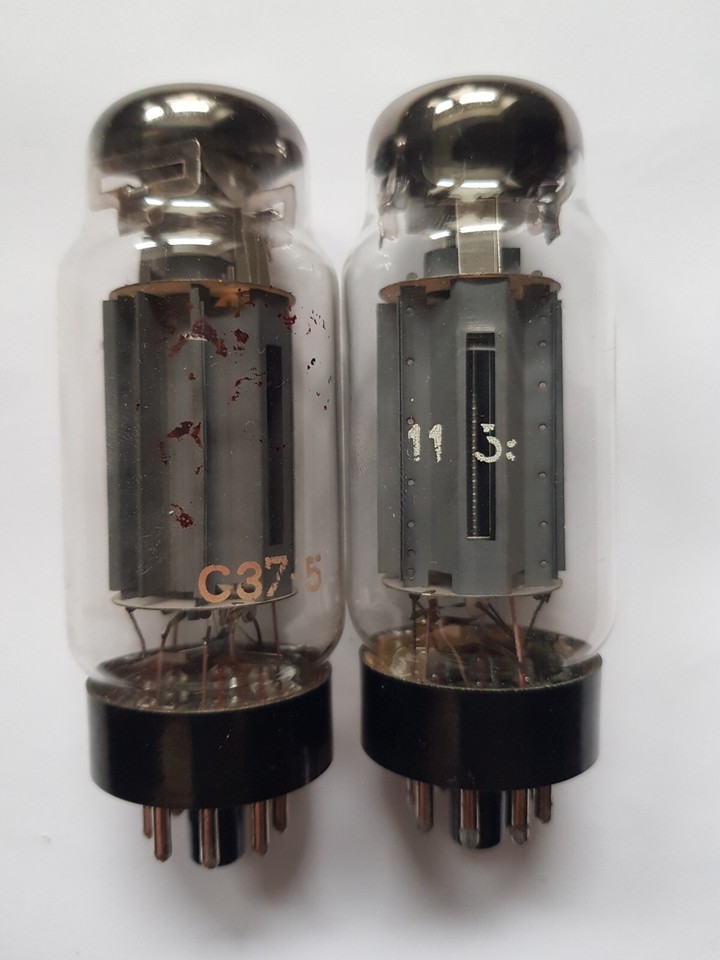 2 x Rare Pair 6l6 WF/HF DDR tube amplifier el34 6l6g VT-115 CV1948 6Л6 ...