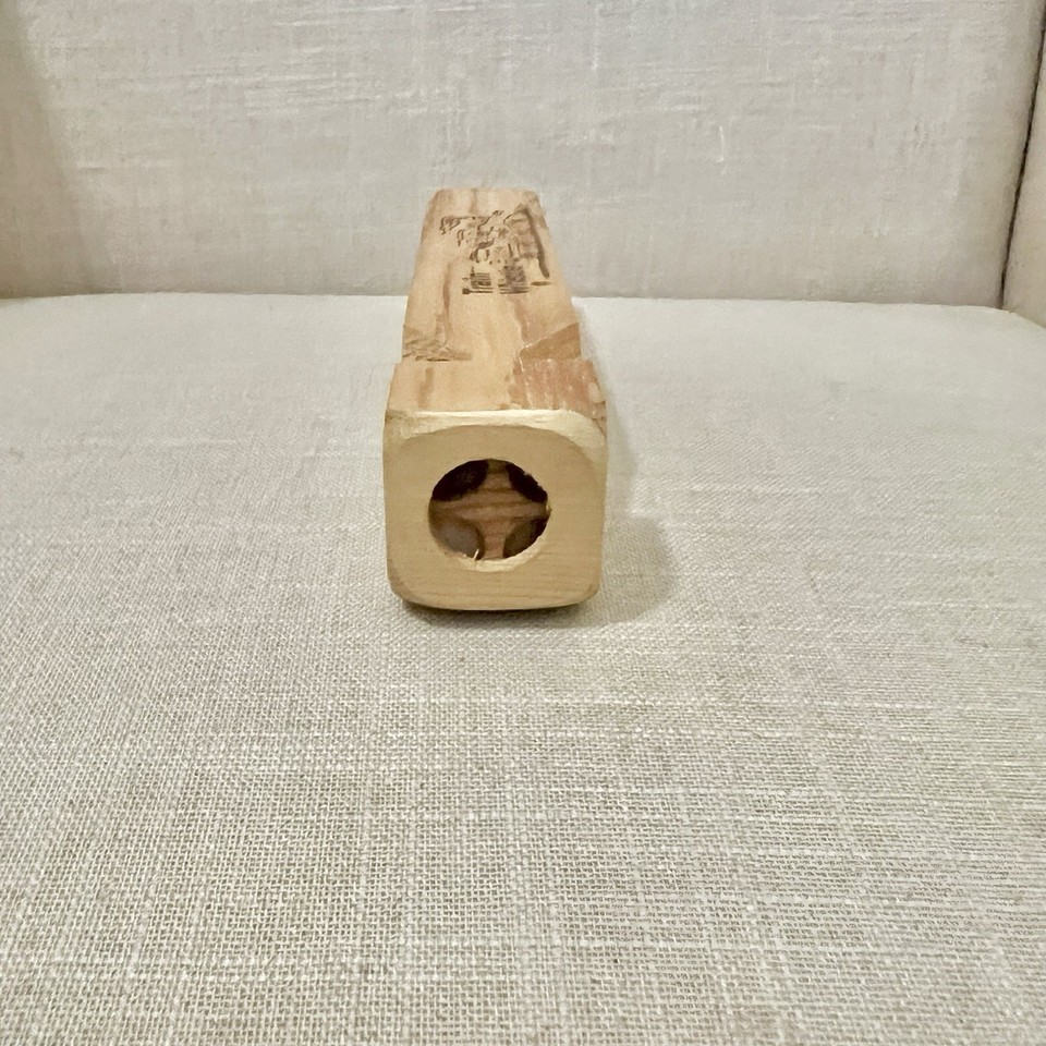 Natural Wooden 8" Train Whistle Conductor Play/Toy/Wood Instrument For ...