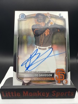 2025 Bowman Chrome Prospect Autographs Bo Davidson 1st Auto Base #CPA ...