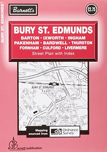 Bury St Edmunds: Barton / Ixworth Sheet map, folded Book The Cheap Fast ...