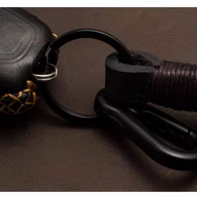 Genuine Leather Car Key Fob Case Case For Ford Focus S-Max Ranger ...