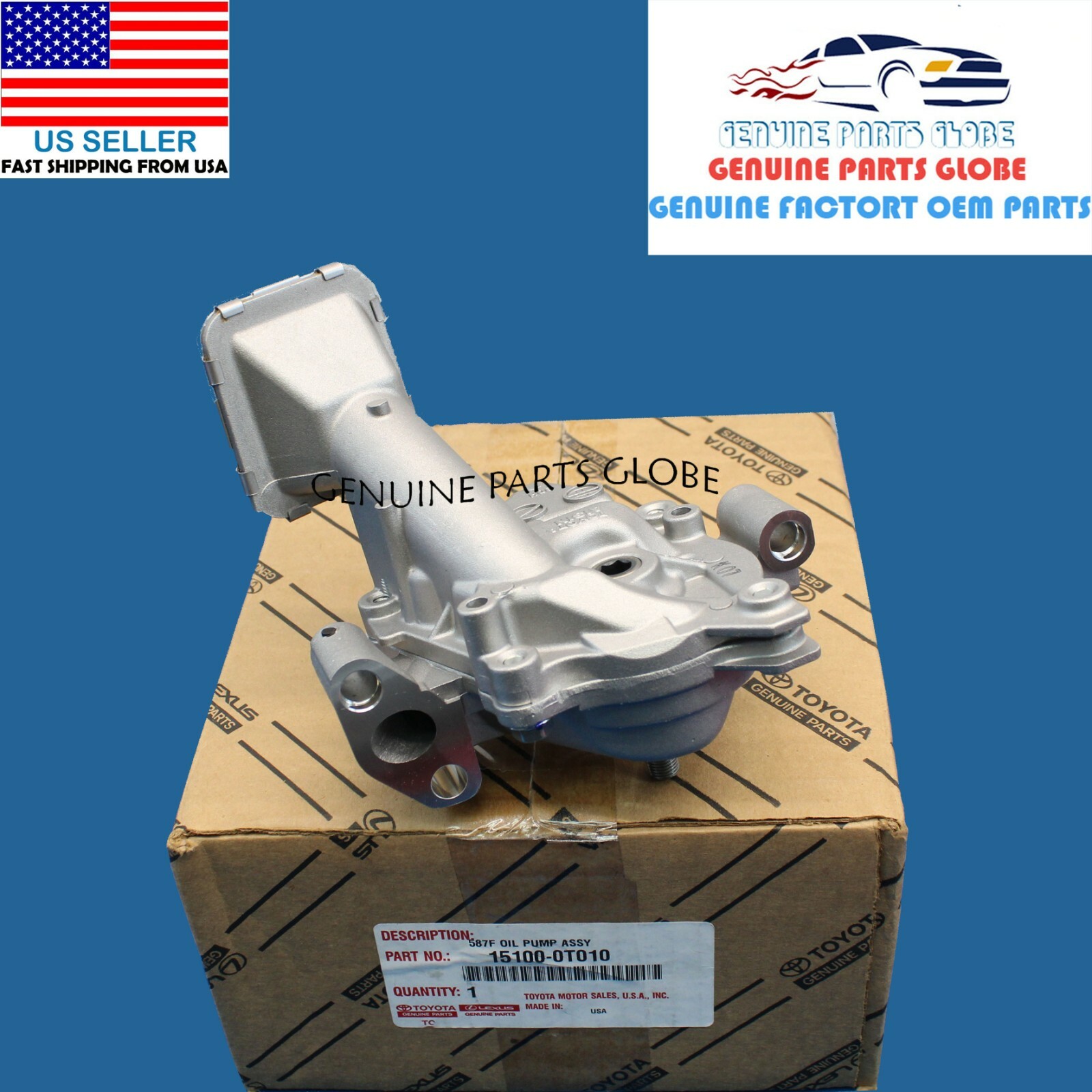 GENUINE OEM TOYOTA 09-19 COROLLA | 09-13 MATRIX 1.8L ENGINE OIL PUMP ...