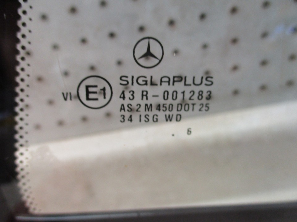 94 to 99 Mercedes S500 Left LH Rear Double Pane Sound Proof Quarter ...