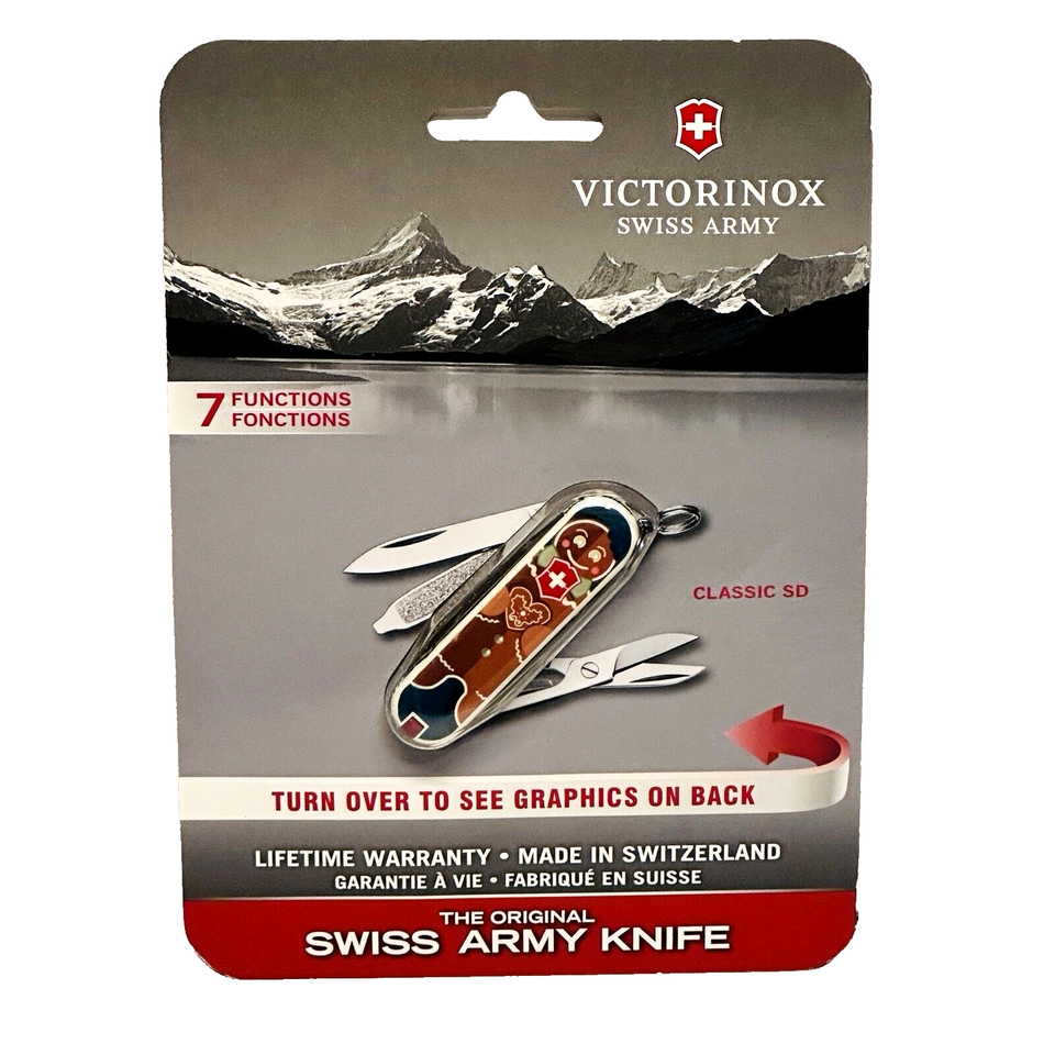 Victorinox Swiss Army Classic Gingerbread Love Christmas 2019 Multitool ...