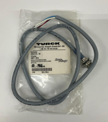 Turck FKFDV-572-1M DeviceNet Receptacle Connector 1 Meter, 5 Pole U9617 ...