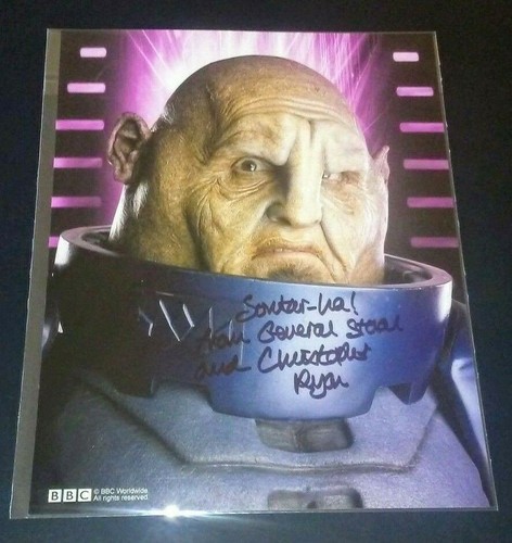 CHRISTOPHER RYAN Doctor Who as Lord Kiv SIGNED 8x10 Photograph DOCTOR ...
