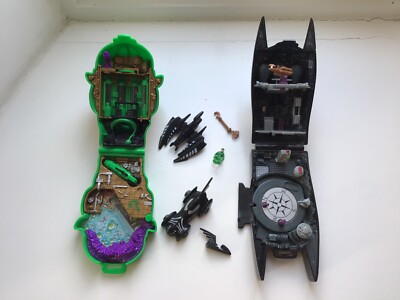 Vintage 1996 Batman Forever Batman and riddler Micro Machines PlaySets ...