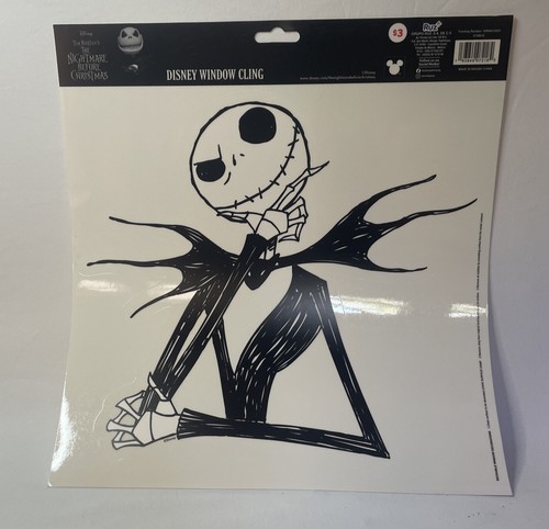Jack Skellington Nightmare Before Christmas Window Cling Decal ...