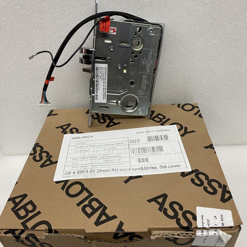 Assa Abloy Vingcard Signature 4G RFID Straight Lock Case ANSI 4.5v ...