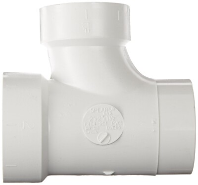 2" Spigot x 2" Hub x 1-1/2" Hub . DWV PVC Sanitary Tee Reducing | eBay