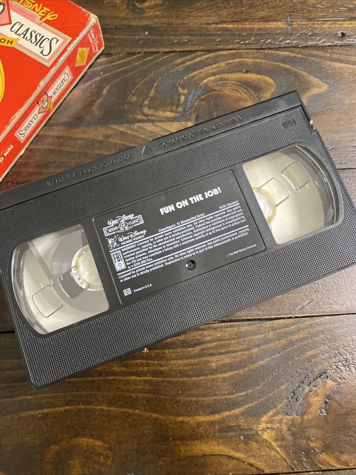 Walt Disney Cartoon Classics Special Edition - Fun on the Job (VHS ...