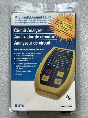 NEW EATON AFGFTESTER ARC / Ground Fault Circuit Analyzer Tester Tool ...