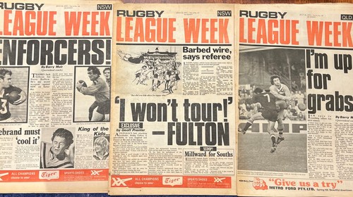 #SS. VINTAGE RUGBY LEAGUE WEEK 3 x ISSUES. 1975 | eBay Australia