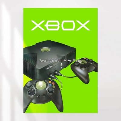 XBOX POSTER Retro Video Game Advert Advertising Decor Art A4 A3 A2 A1 ...